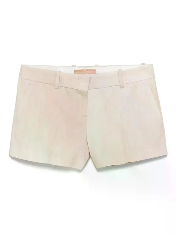 Ermanno Scervino Pressed-crease Thigh-length Shorts - Neutrals