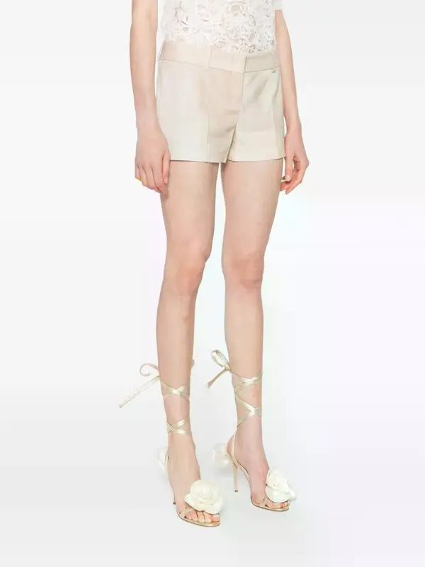 Ermanno Scervino Pressed-crease Thigh-length Shorts - Neutrals