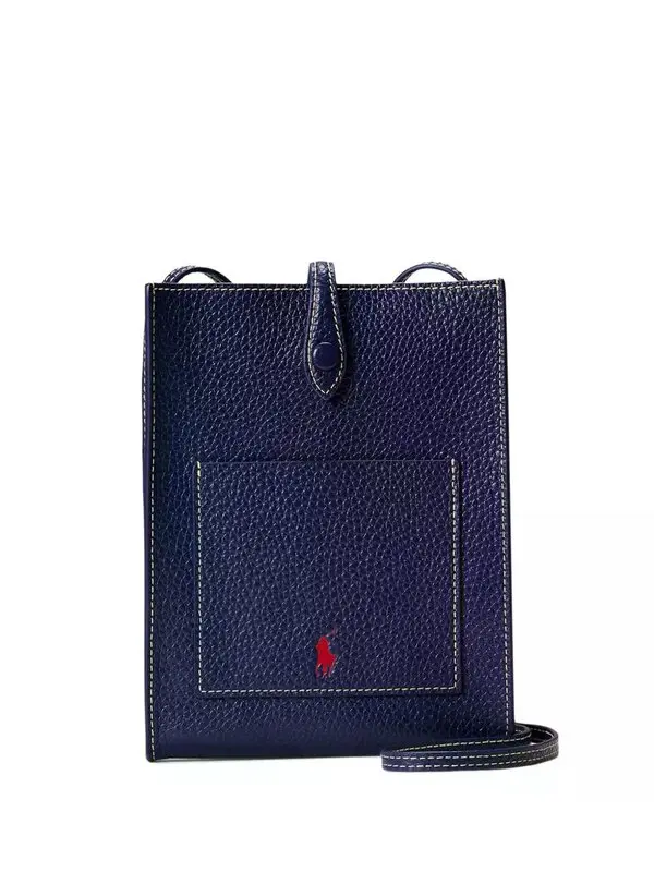 Polo Ralph Lauren Leather Crossbody Bag - Blue