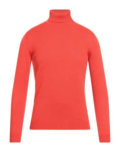 ROBERTO COLLINA Turtleneck Merino Wool Sweater - Orange