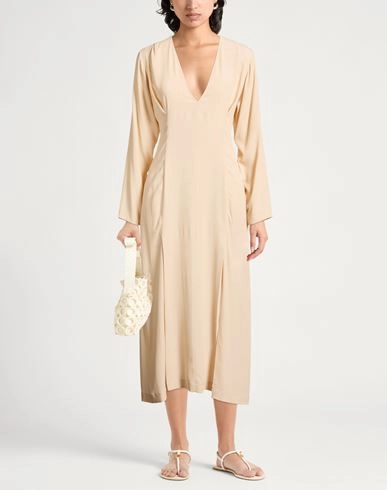 SEMICOUTURE Midi Dress In Acetate And Silk