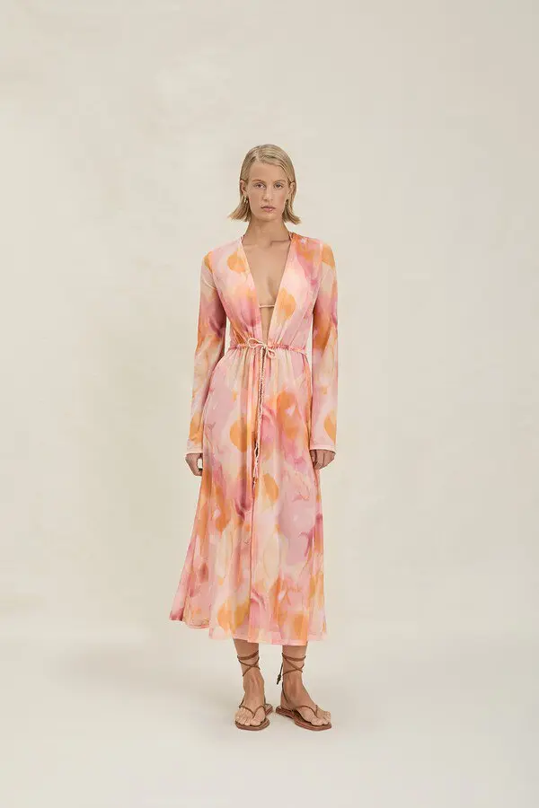 Devon Windsor Oakley Robe - Orange
