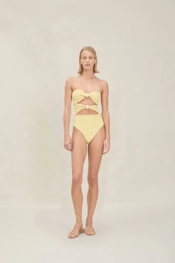 Devon Windsor Misha Full-piece - Yellow