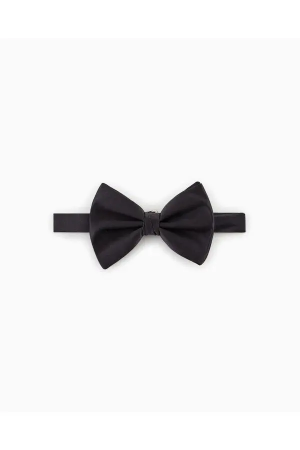 Giorgio Armani Knotted Bow Tie - Blue