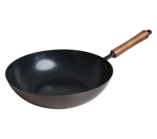JOYCE CHEN 12 Carbon Steel Ceramic Nonstick Stir Fry Pan - One-color