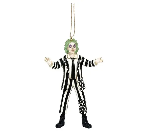 JIM SHORE Beetlejuice Beetlejuice Hanging Ornam Ent 4.53in H - One-color