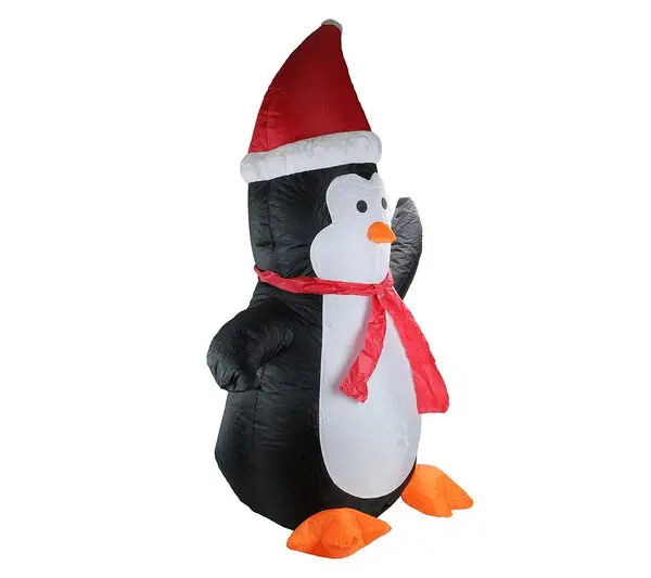 NORTHLIGHT Led Inflatable Penguin Yard Christma Decor 4