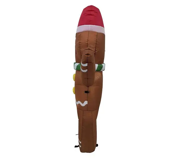 NORTHLIGHT Inflatable Gingerbread Yard Christma Decor 5
