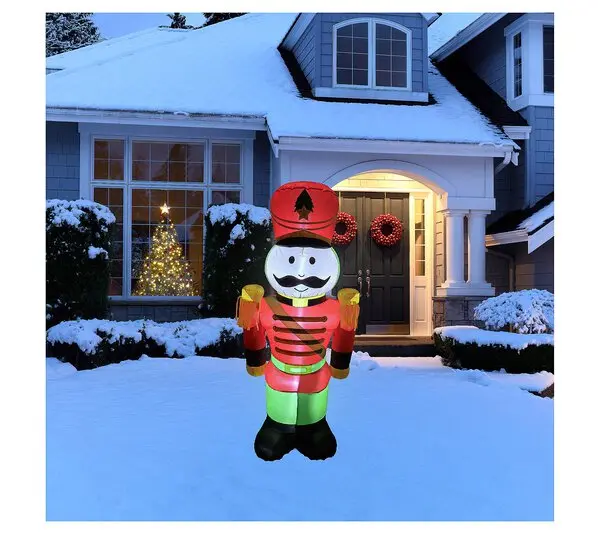 NORTHLIGHT Led Nutcracker Yard Christmas Decora Ion 4.25