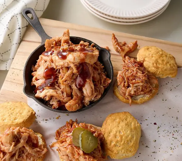 CORKY'S Bbq 8-lbs Of Bourbon Honey Bbq Pulled Pork Or Chicken - One-color