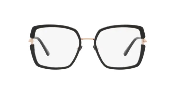 TOM FORD Optical Square Eyeglasses - Black Shiny