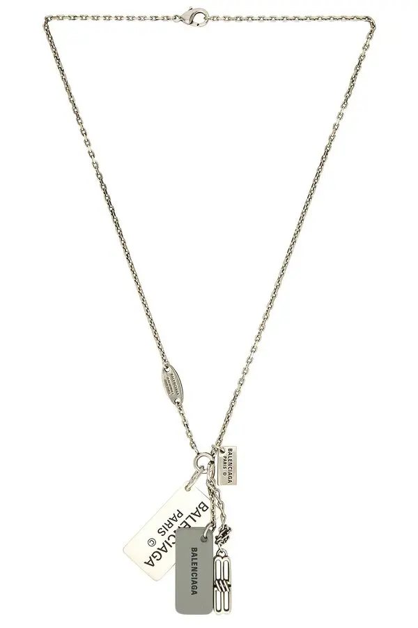 Balenciaga Access Necklace - Silver Mix