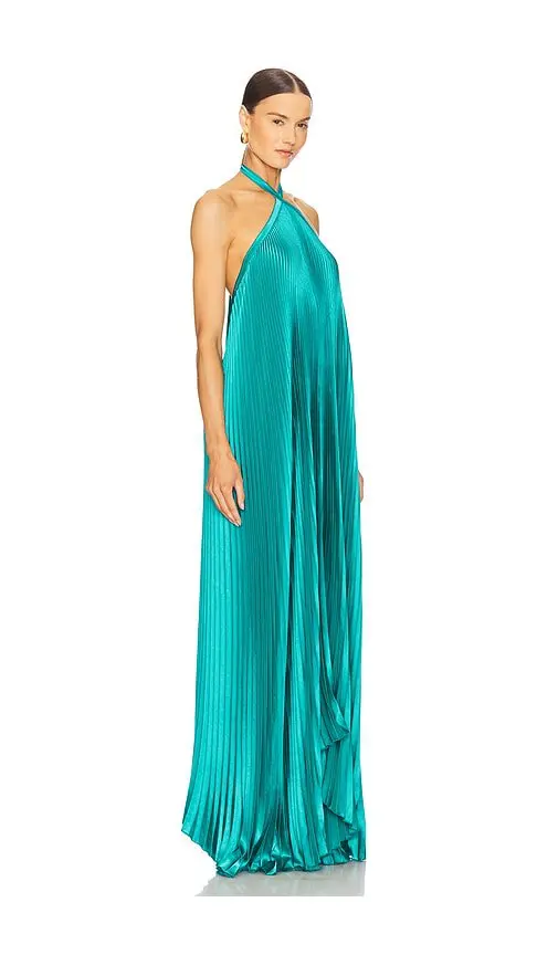 L'IDEE Deesse Gown - Teal