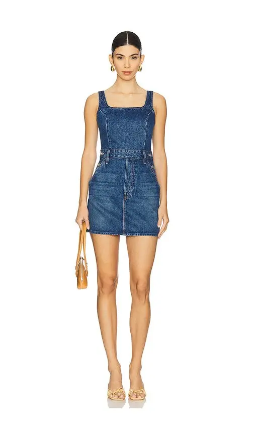MOTHER The Over It Dress - Blue