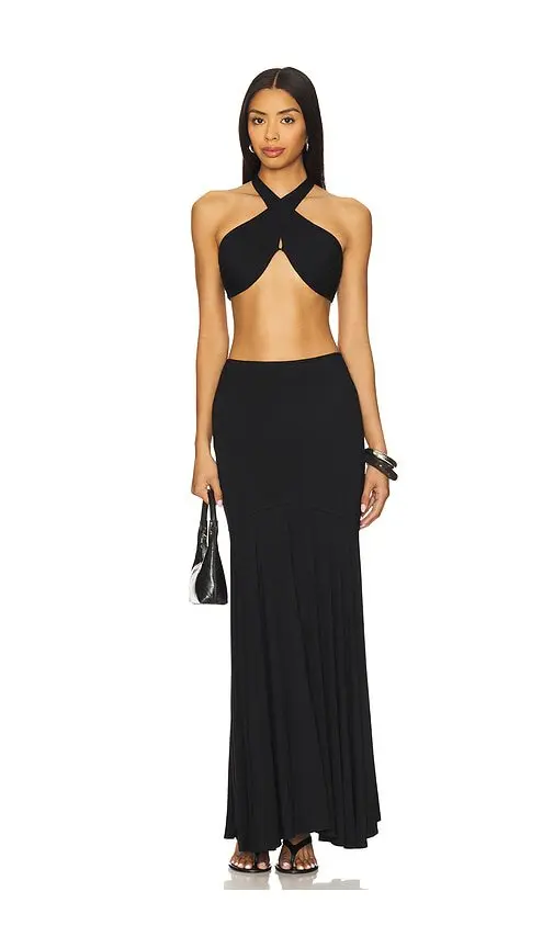 Superdown Yasmina Maxi Skirt Set