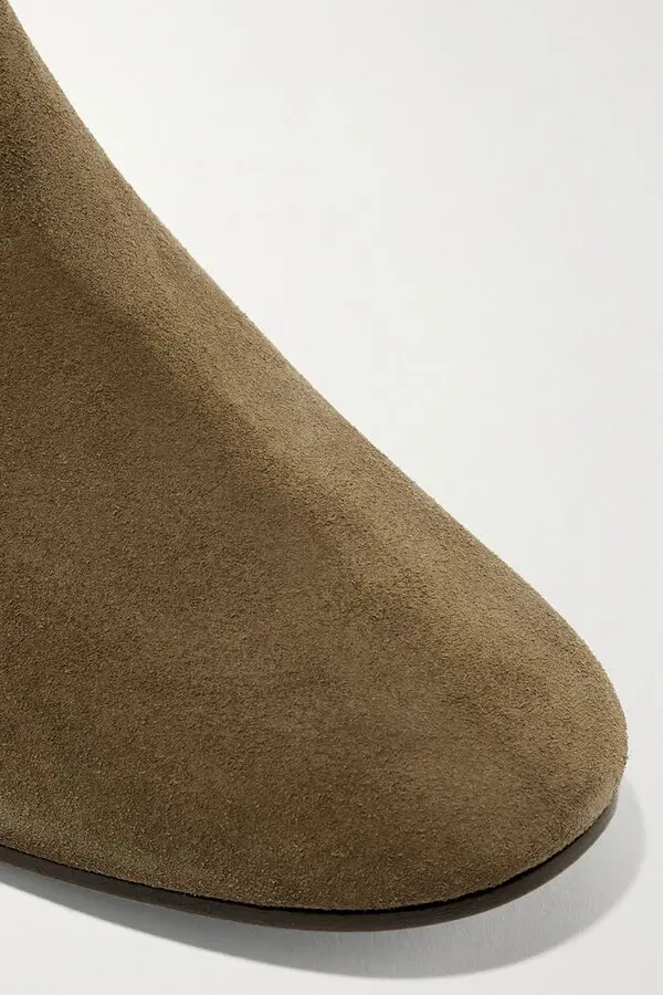 Isabel Marant Étoile Dicker Suede Cowboy Boots - Brown