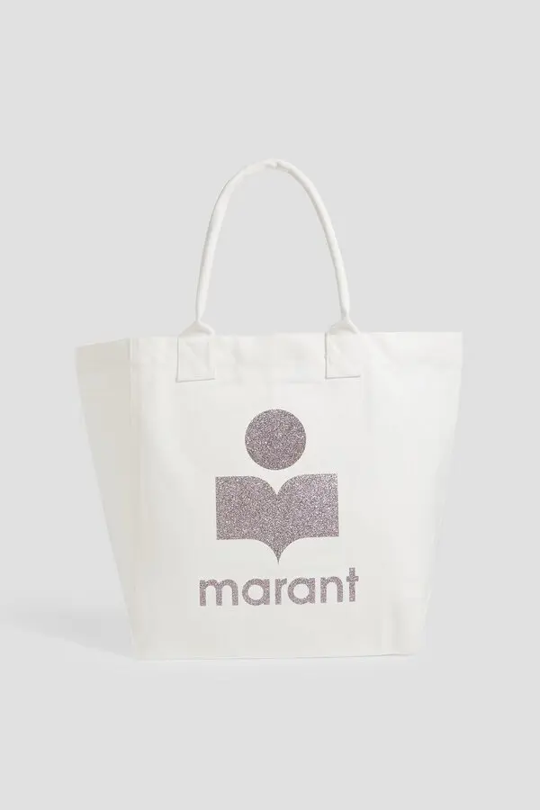 Isabel Marant Yenky Glittered Canvas Tote