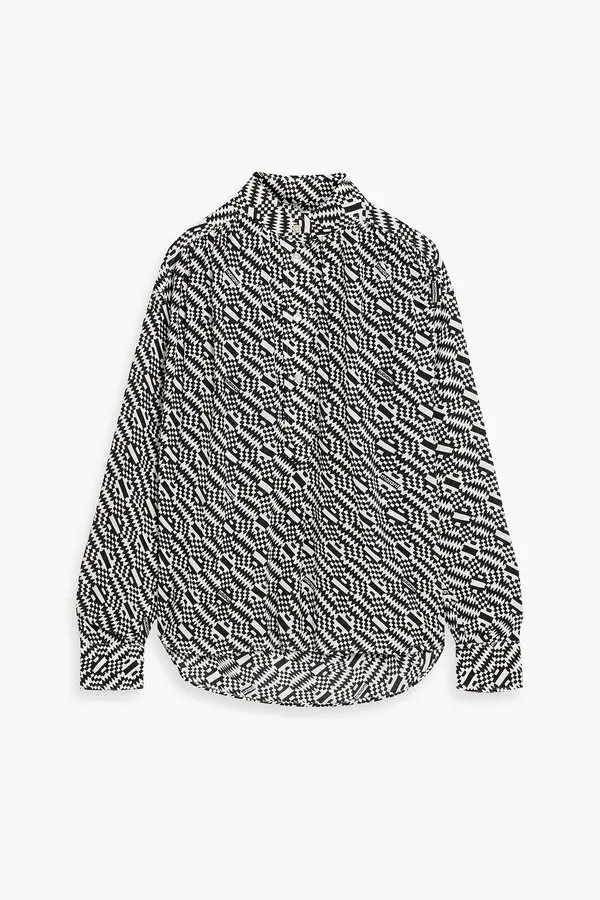 MARANT ETOILE Berangere Printed Crepe De Chine Shirt