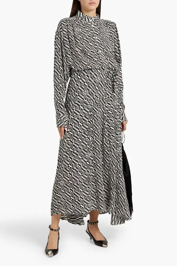 MARANT ETOILE Berangere Printed Crepe De Chine Shirt