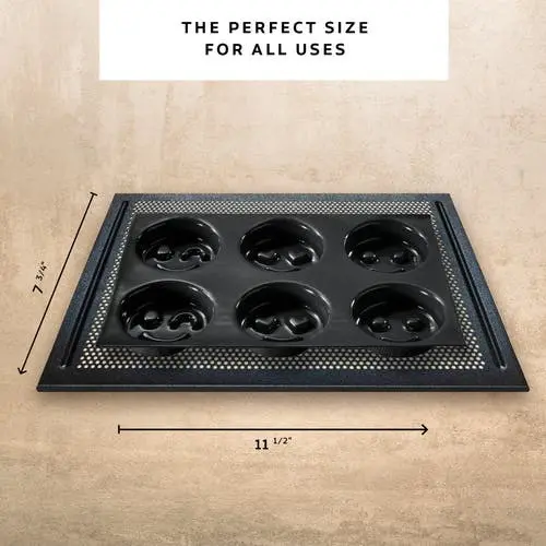 SILPAT Flexipan 6 Smiley Emojis Premium Silicone Baking Pan