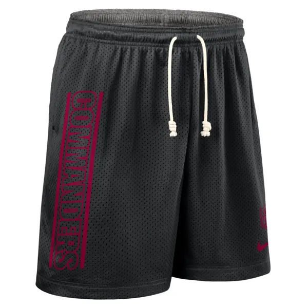 Nike Washington Commanders Sideline Reversible Dri-fit Nfl Shorts - Black