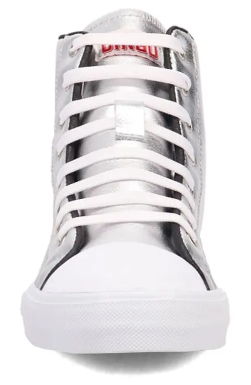 DINGO Knarly High-top Sneakers - Silver