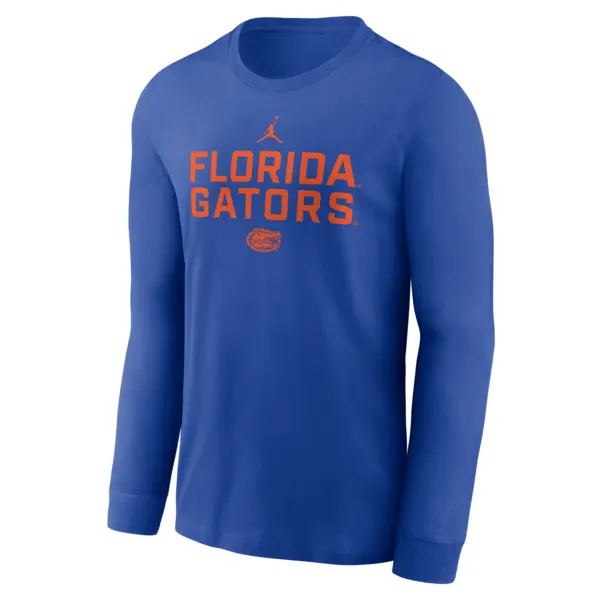 JORDAN Brand Florida Gators Dri-fit College Long-sleeve T-shirt - Blue