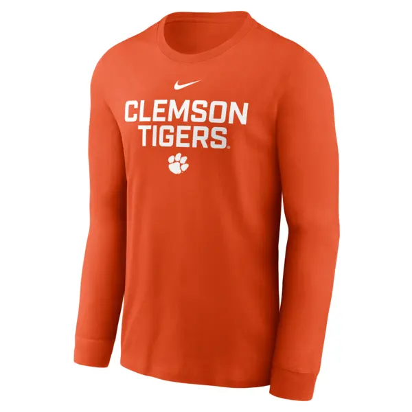 Nike Clemson Sideline Dri-fit College Long-sleeve T-shirt