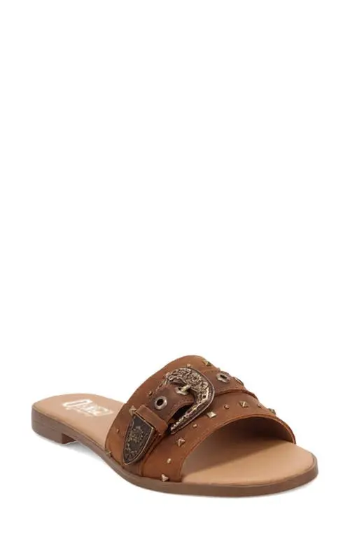 DINGO Lariat Slide Sandal - Brown