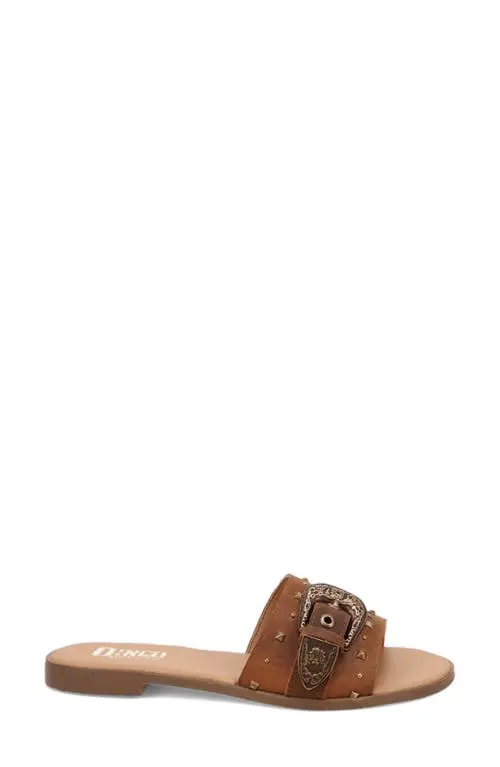 DINGO Lariat Slide Sandal - Brown