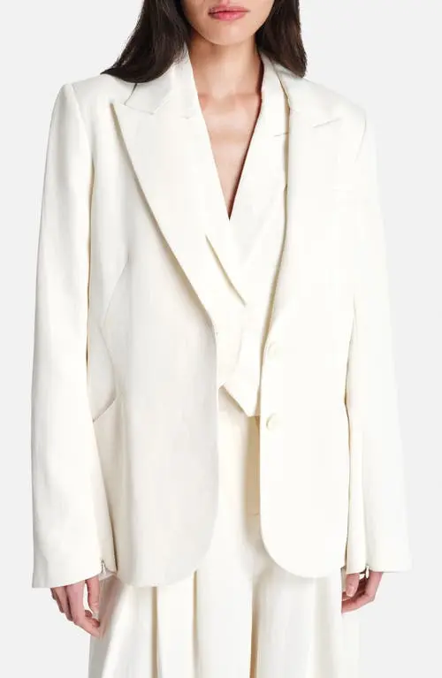 TWP Relaxed Fit Blazer - Bone