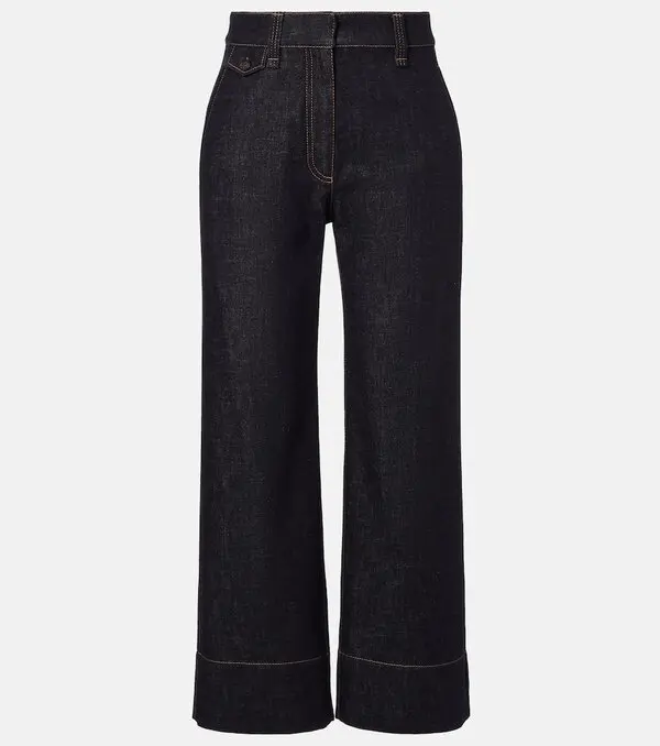 Brunello Cucinelli High-rise Wide-leg Jeans