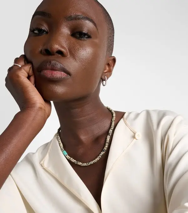 Ileana Makri Beaded Necklace With Quartz