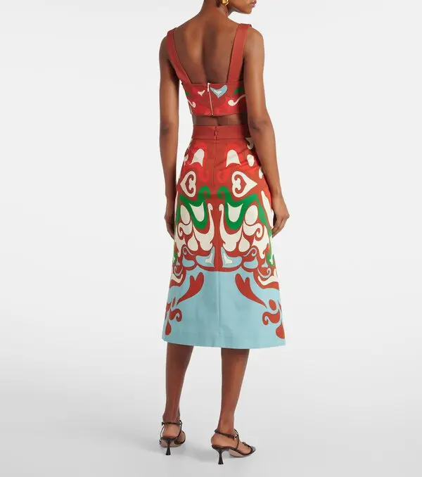 La DoubleJ Baia Printed Crop Top