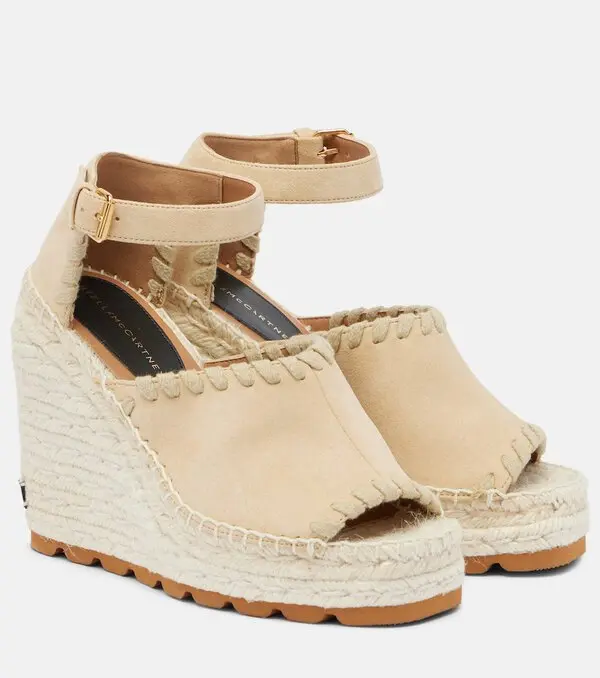 Stella McCartney Wedge Espadrilles - Beige