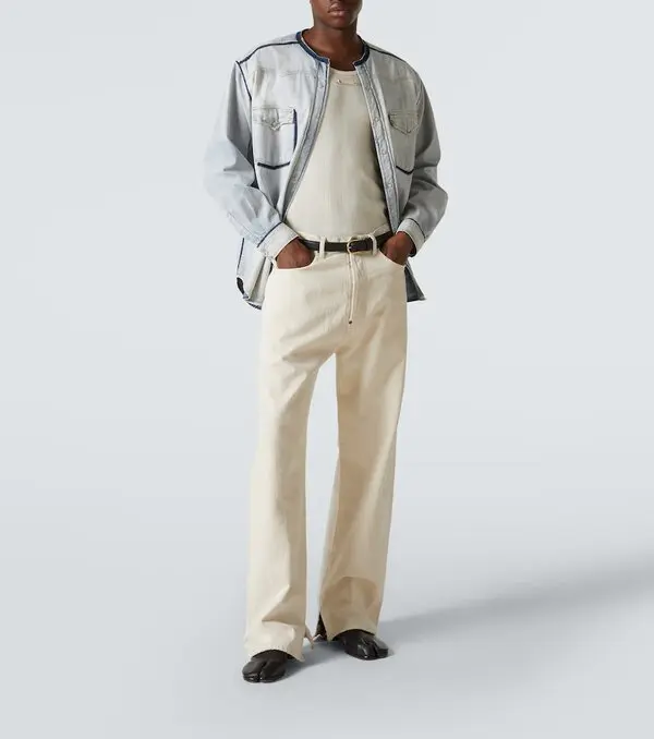 MAISON MARGIELA Embellished Denim Overshirt