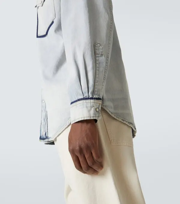 MAISON MARGIELA Embellished Denim Overshirt