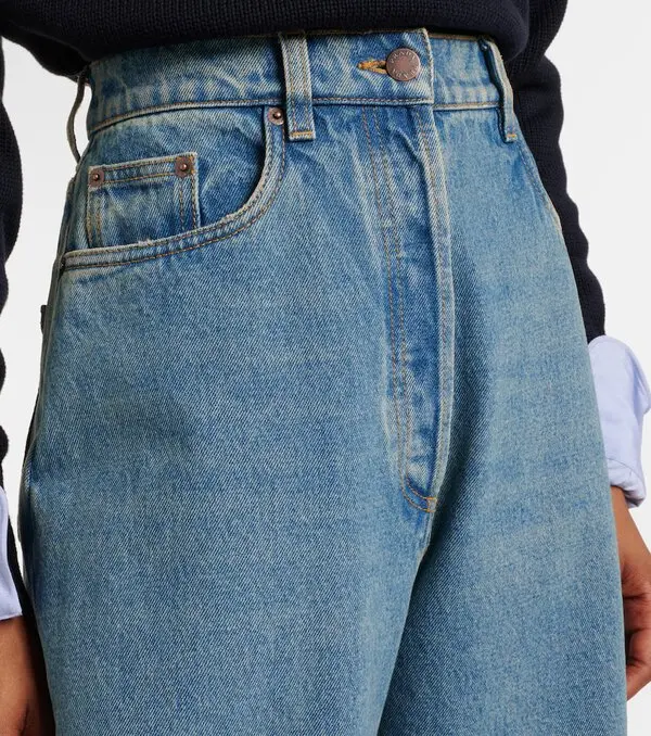 Prada High-rise Straight Jeans - Blue