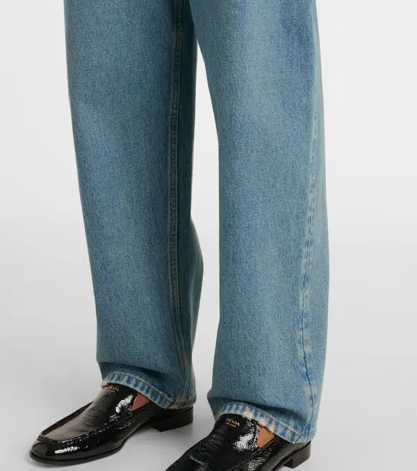 Prada High-rise Straight Jeans - Blue