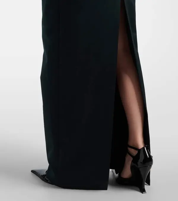 Magda Butrym Crochet-trimmed Bustier Gown