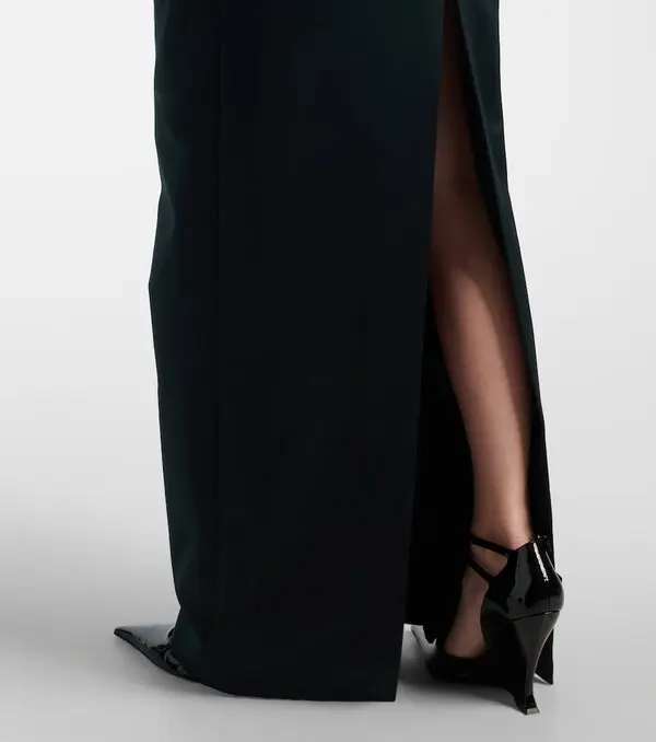 Magda Butrym Crochet-trimmed Bustier Gown