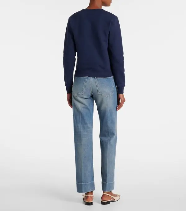Valentino Garavani Embroidered Cotton Jersey Sweatshirt - Multicoloured
