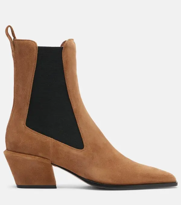 Paris Texas Bettina 50 Suede Ankle Boots - Brown
