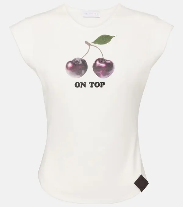 Stella McCartney Printed Cotton Jersey T-shirt