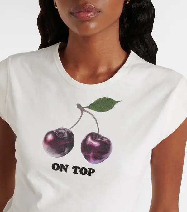 Stella McCartney Printed Cotton Jersey T-shirt