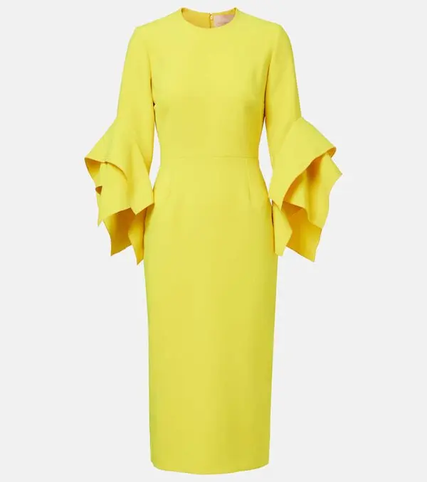 ROKSANDA Crêpe Midi Dress