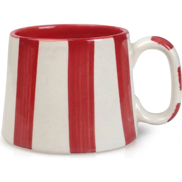 CASA AMAROSA Stripe Mug - Red