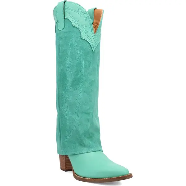 DINGO Wild Fire Western Boot - Green