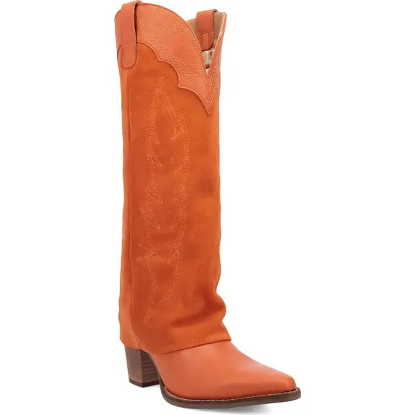 DINGO Wild Fire Western Boot - Orange