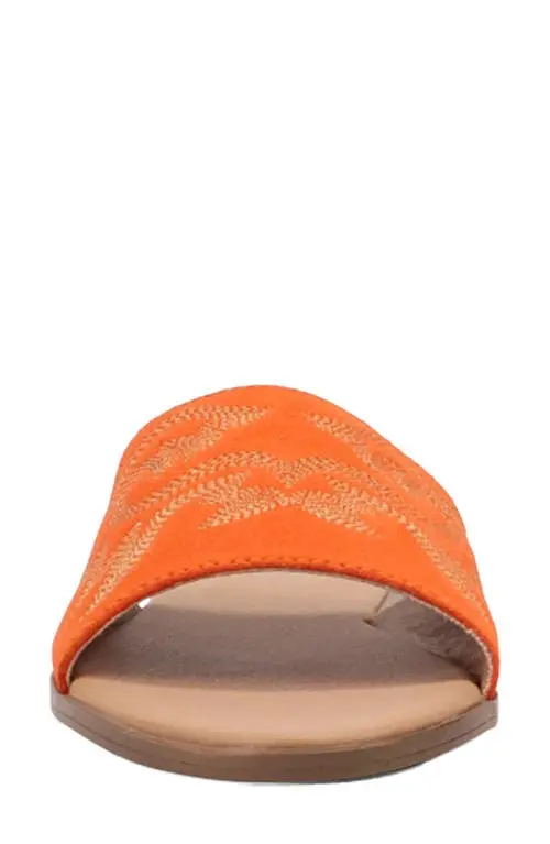 DINGO Lasso Suede Slide Sandal